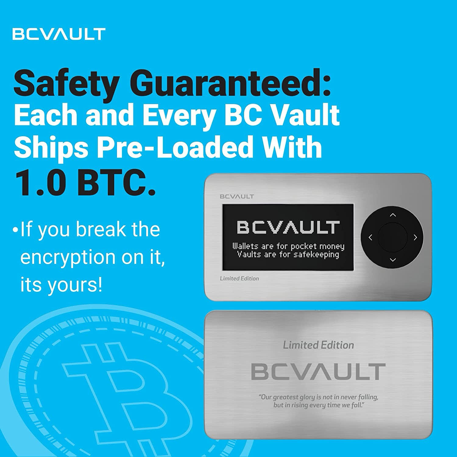 The Safest Cryptocurrency Wallet | BC Vault | Online Shop